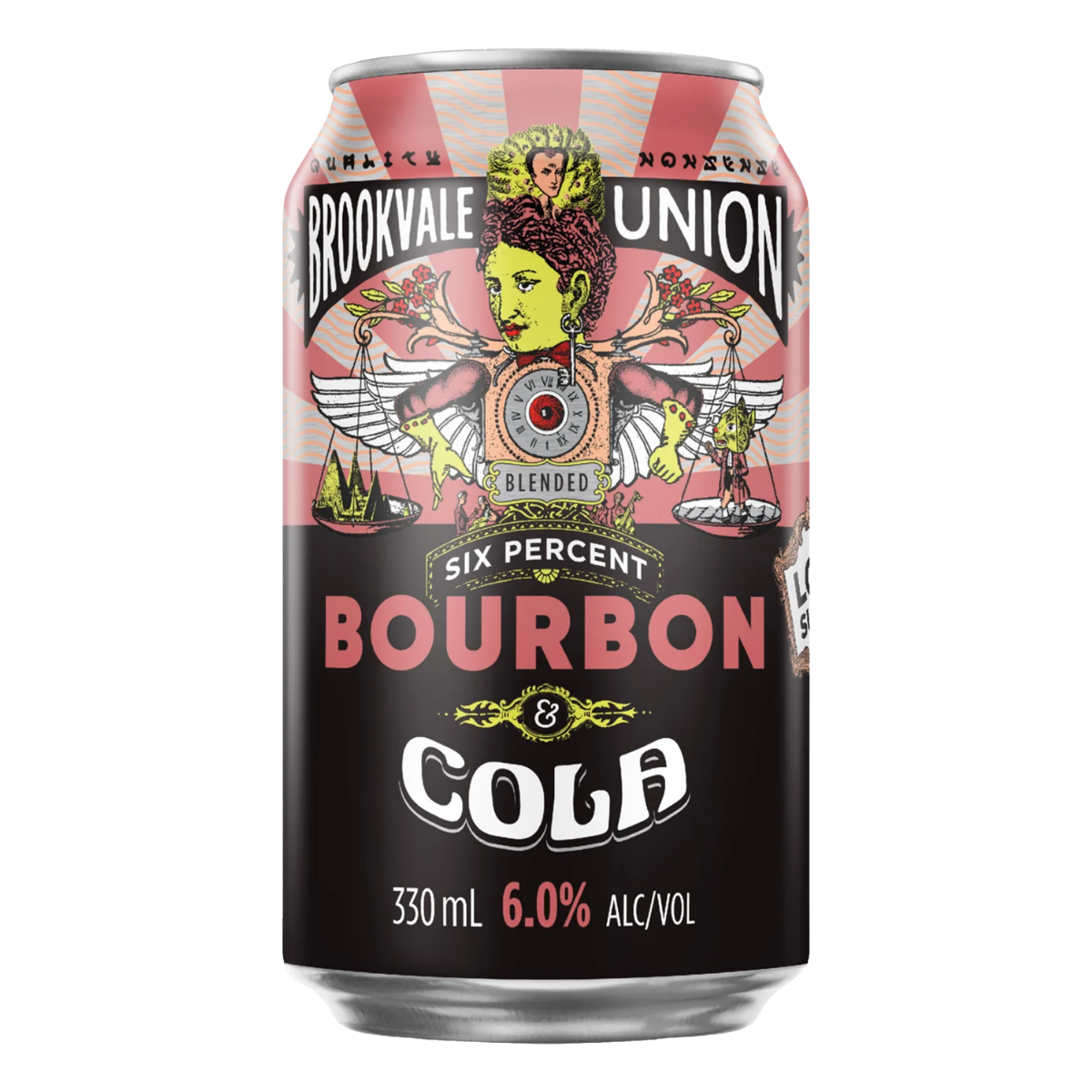 Brookvale Union Bourbon & Cola 330ml Can – The Booz