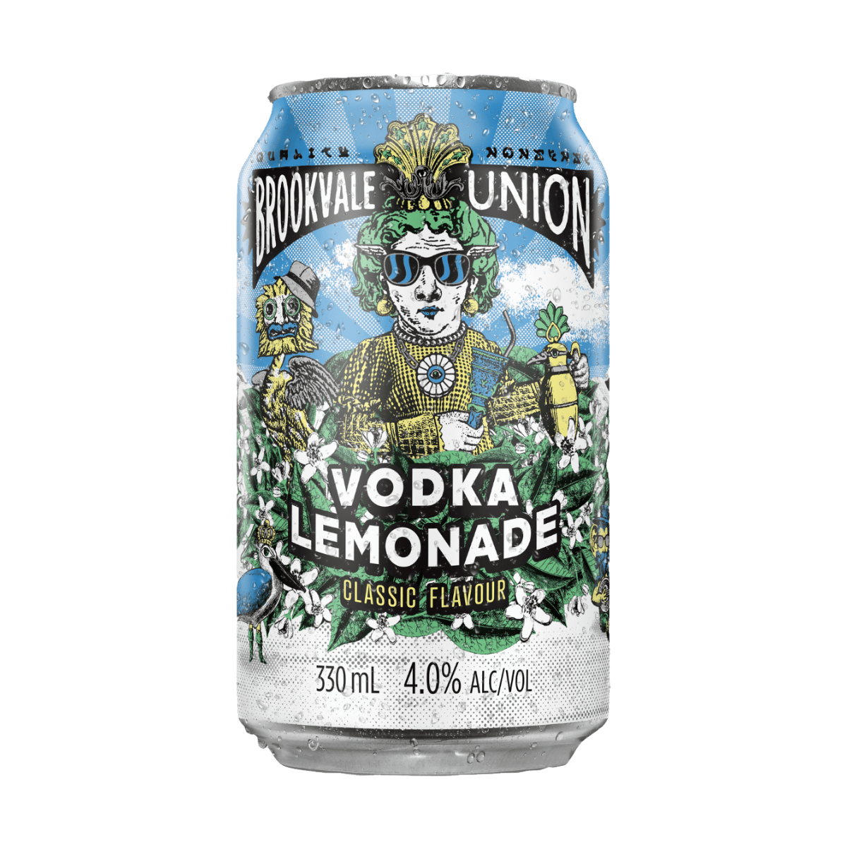 Brookvale Union Vodka Lemonade 330ml Can – The Booz